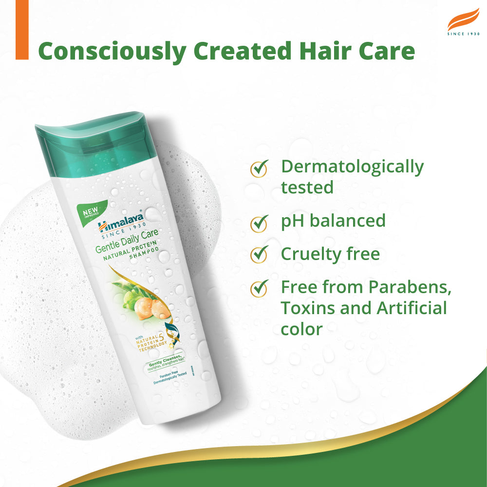 Buy Himalaya Gentle Daily Care Natural Protein Shampoo 80ml, 180ml – Himalaya Wellness (India)