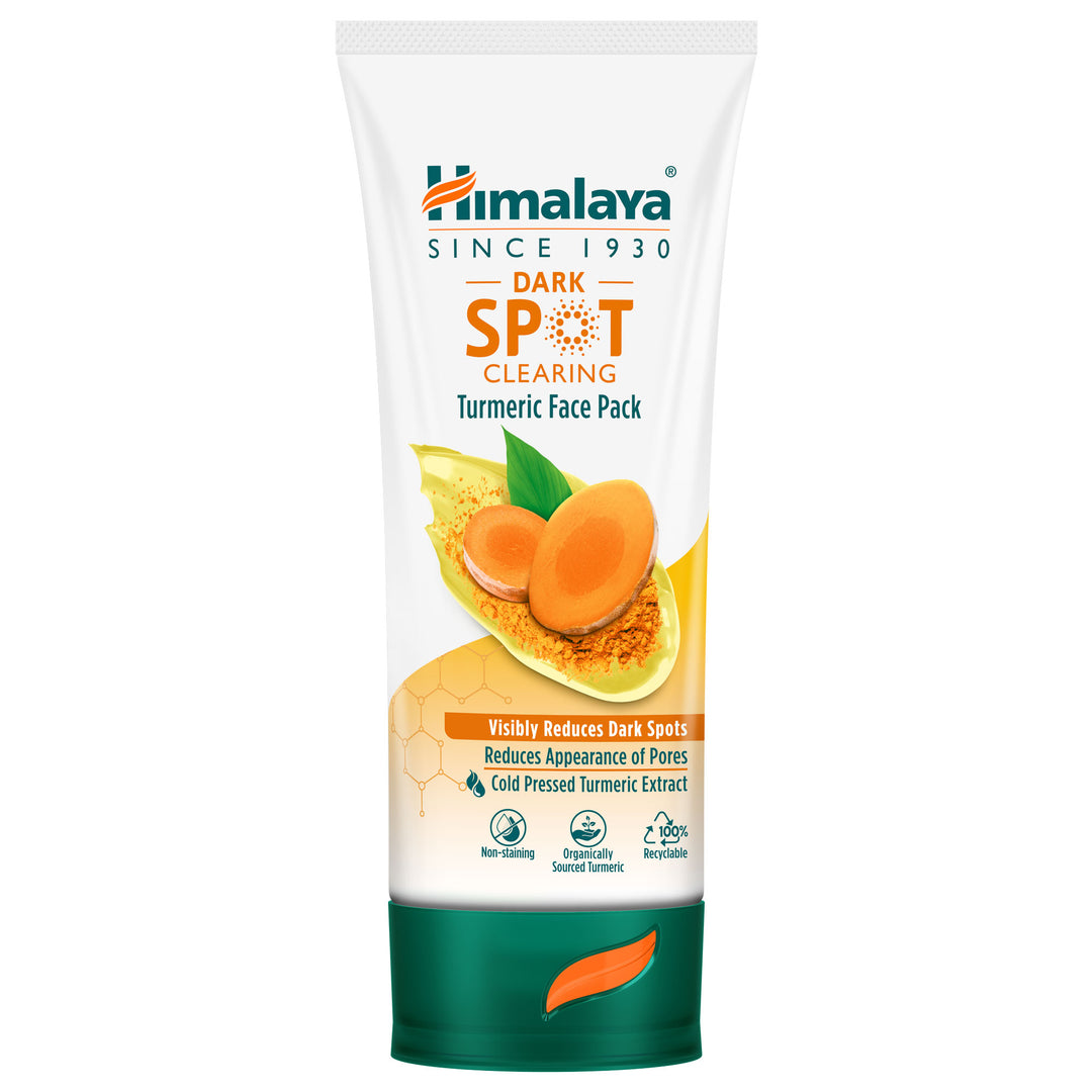 Buy Himalaya Dark Spot Clearing Turmeric Face Pack 50g, 100g – Himalaya ...