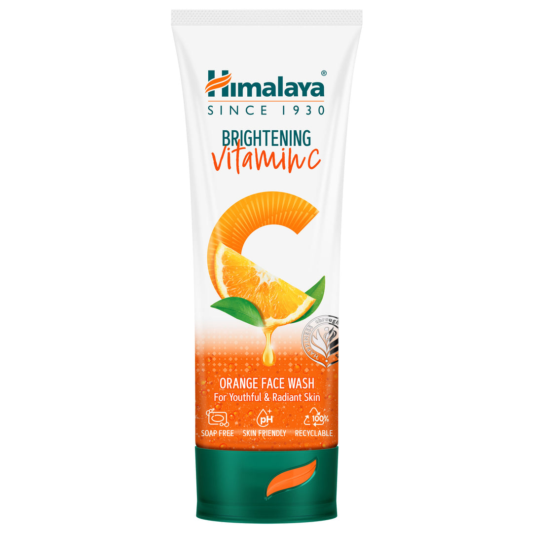 Himalaya Brightening Vitamin C Orange Face Wash – Himalaya Wellness (India)