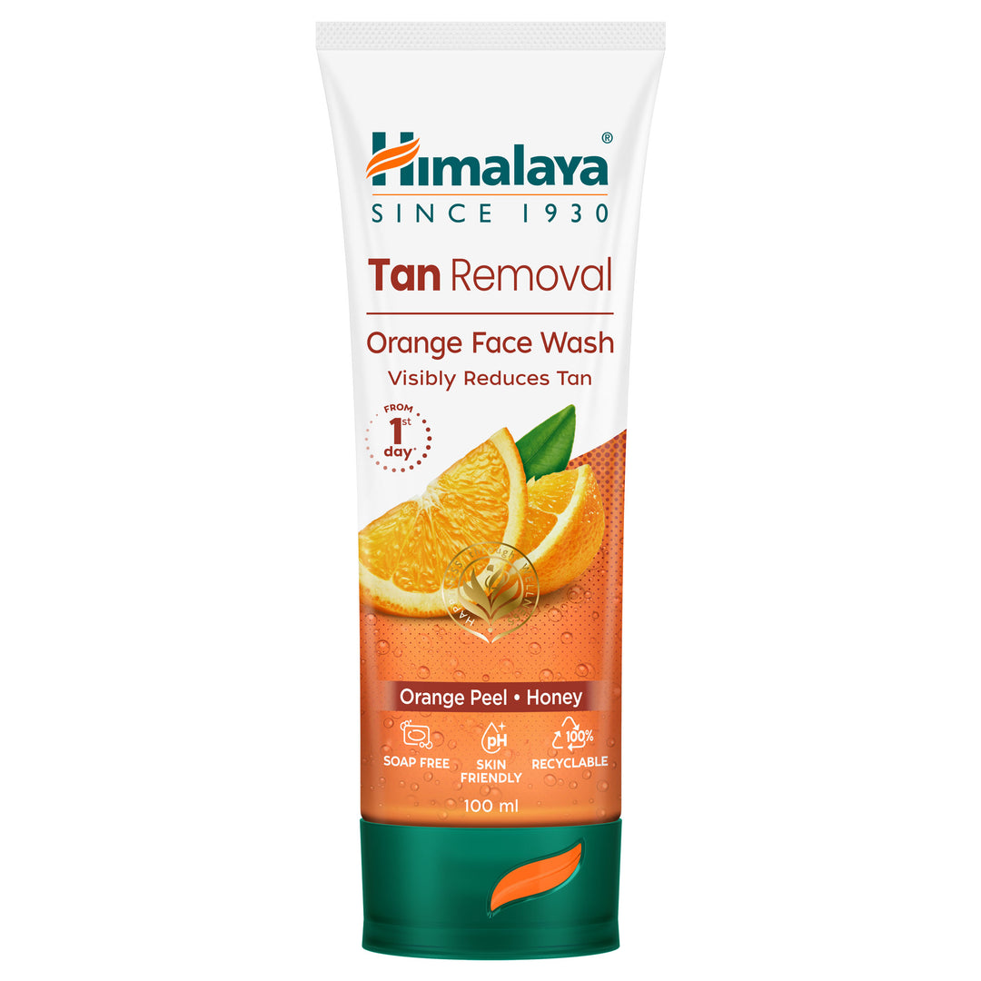 Himalaya Tan Removal Orange Face Wash - Visibly Reduces Tan – Himalaya ...