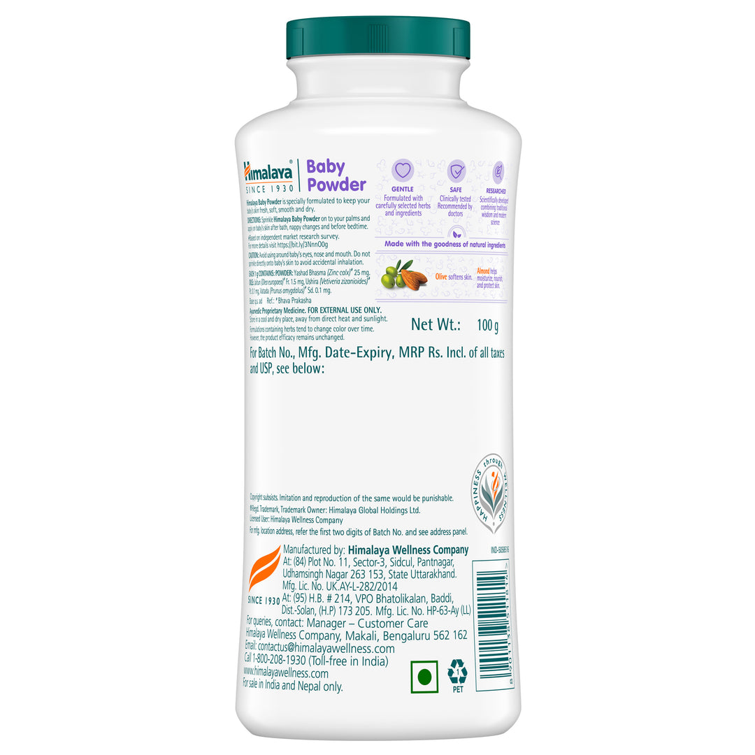 Himalaya Baby Powder - Refreshes & Cools the Skin – Himalaya Wellness ...