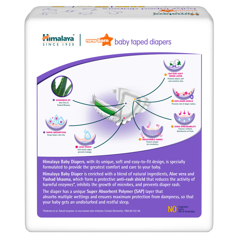 Himalaya Baby Diapers - With Anti-Rash Shield – Himalaya Wellness (India)