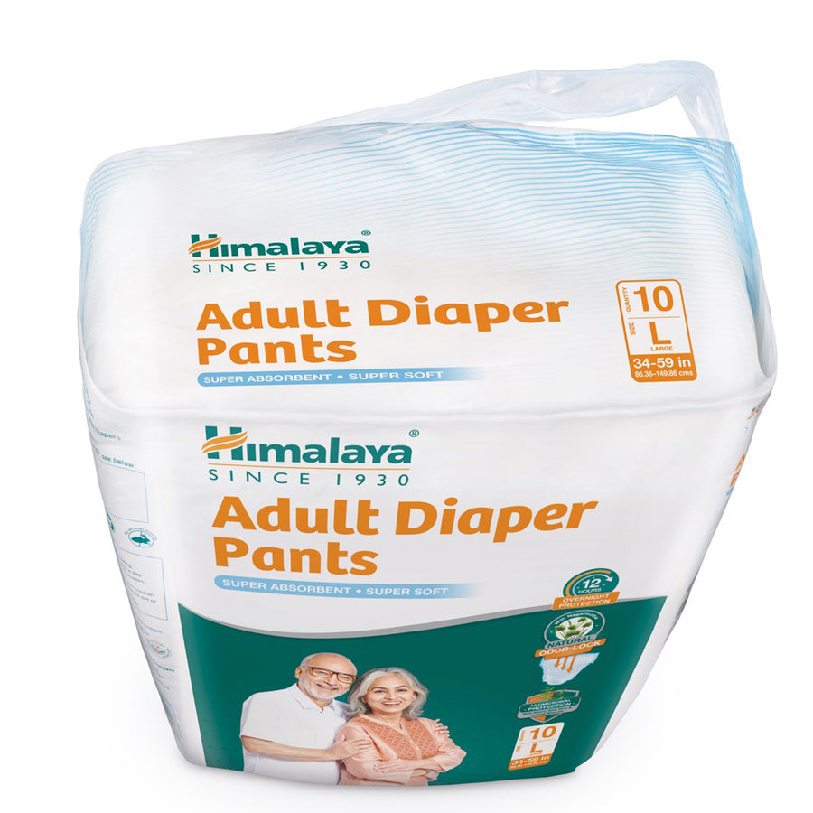 Buy Himalaya Adult Diaper Pants - M, L, XL sizes - 10's Pack – Himalaya ...
