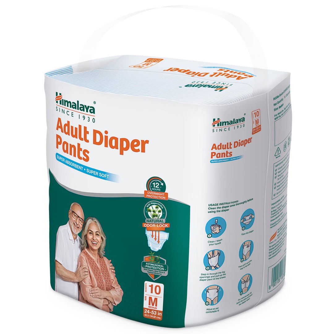 Buy Himalaya Adult Diaper Pants - M, L, XL sizes - 10's Pack – Himalaya ...