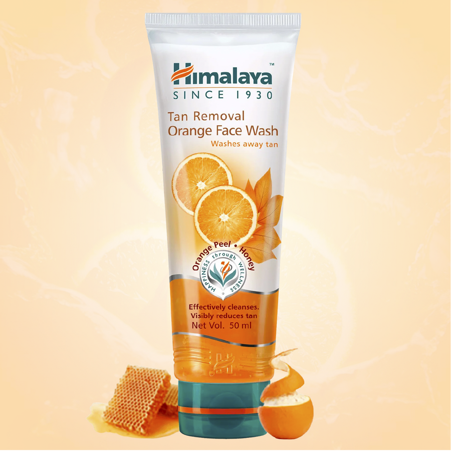 Himalaya Tan Removal Orange Face Wash - Visibly Reduces Tan – Himalaya ...