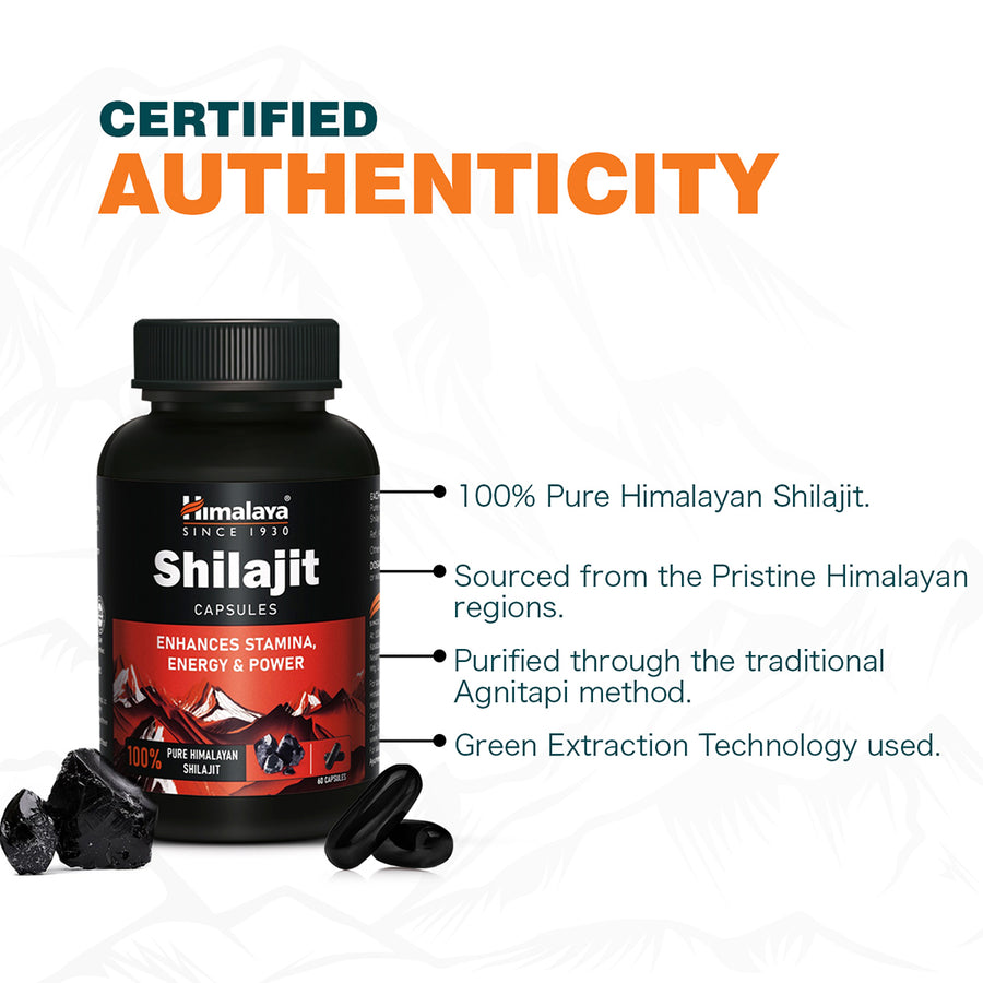 Buy Himalaya Shilajit Capsules - Enhances Stamina, Energy and Power ...