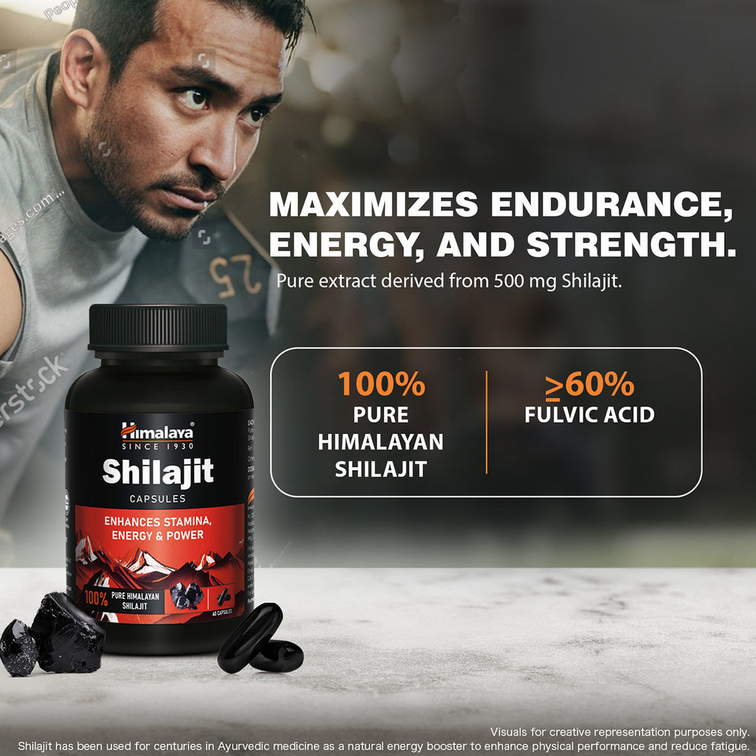 Buy Himalaya Shilajit Capsules - Enhances Stamina, Energy and Power ...