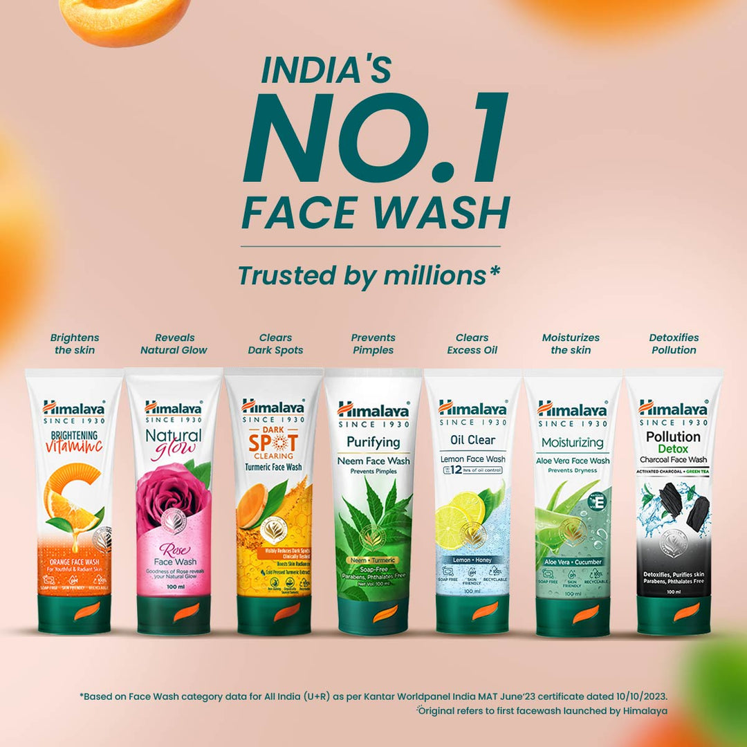 Himalaya Gentle Exfoliating Apricot Face Wash - Removes Blackheads ...