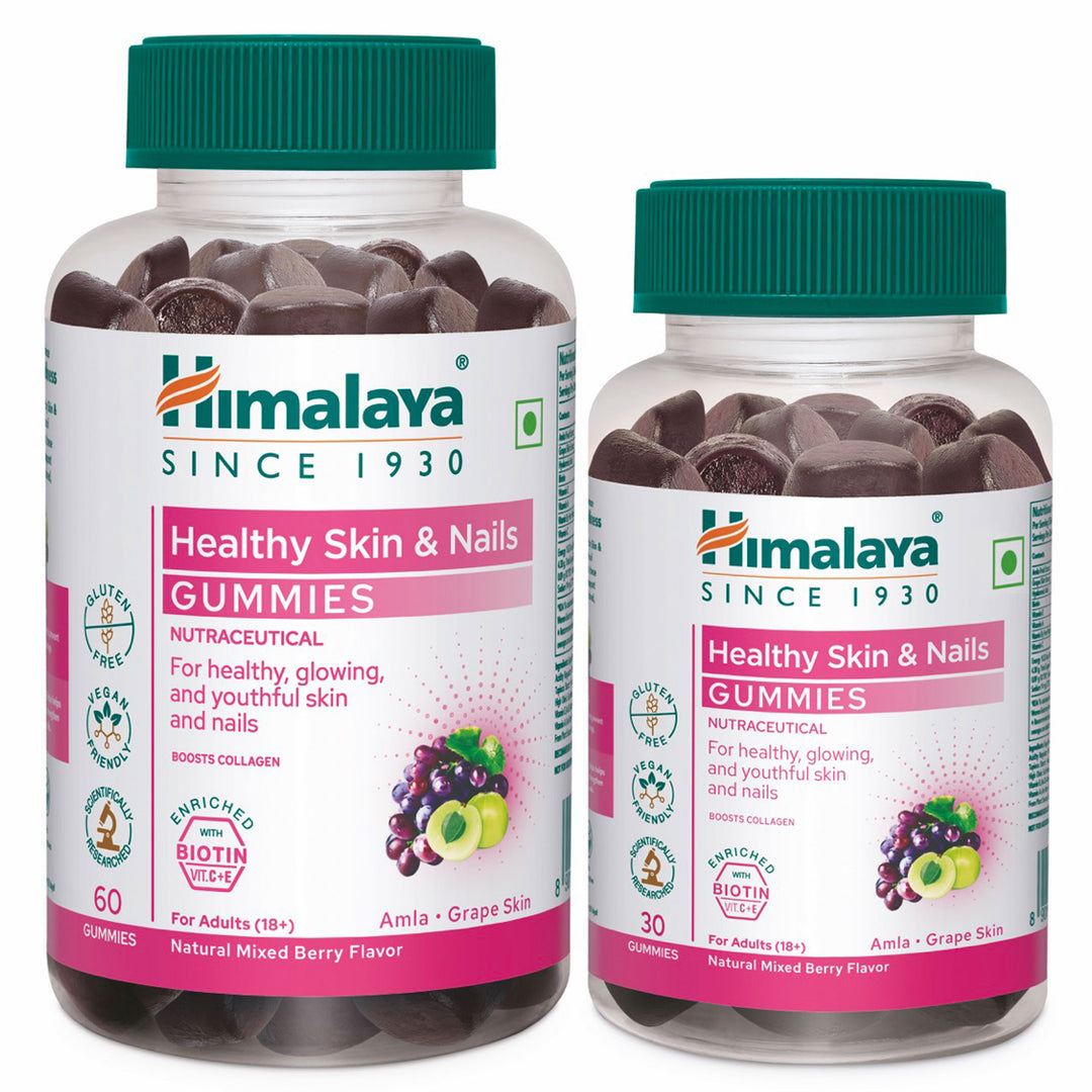 Buy Himalaya Healthy Skin & Nail Gummies 30s, 60s – Himalaya Wellness ...