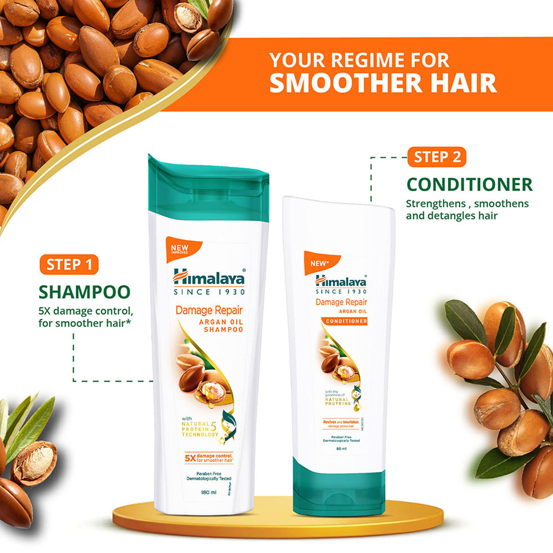 Buy Himalaya Damage Repair Argan Oil Conditioner 80ml, 180ml – Himalaya ...