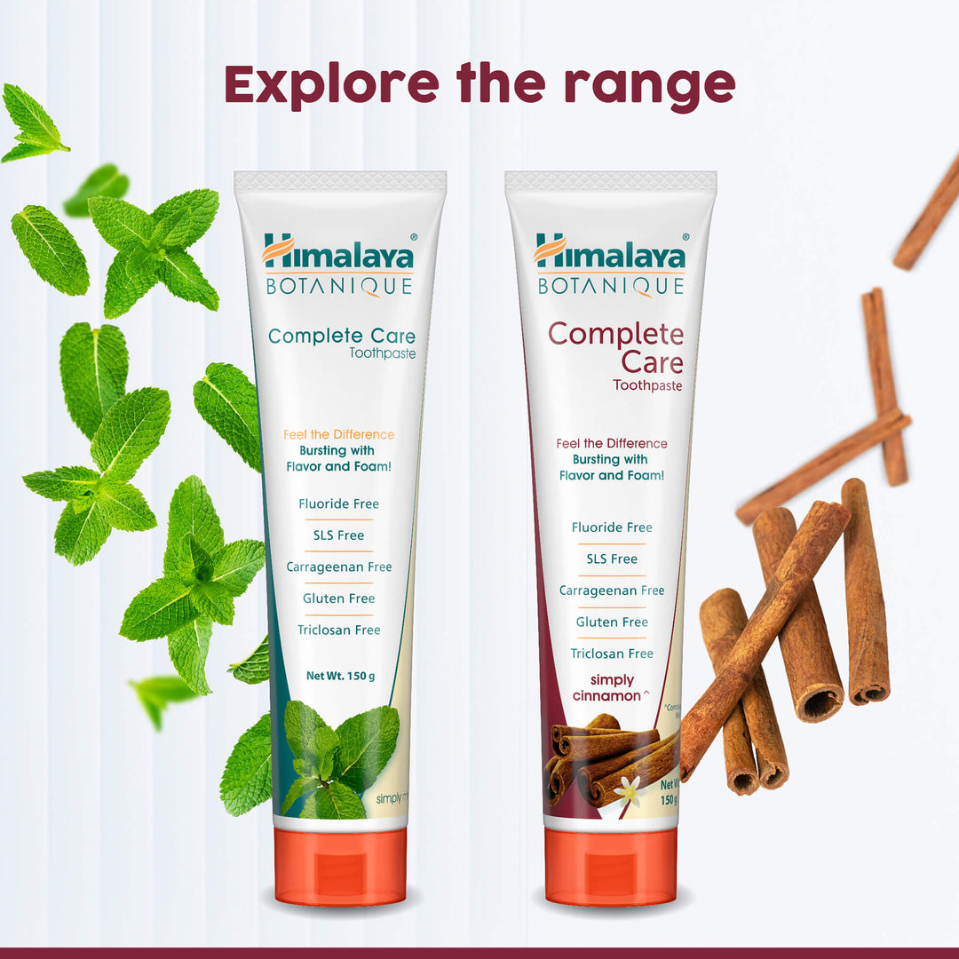 Buy Himalaya BOTANIQUE Complete Care Toothpaste (Simply Cinnamon) 150g ...