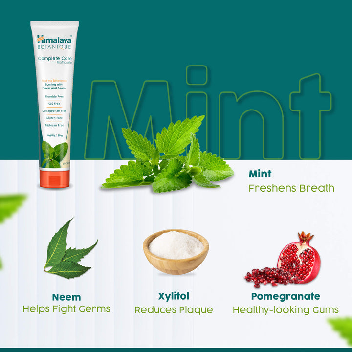 Buy Himalaya BOTANIQUE Complete Care Toothpaste (Simply Mint) 150g ...