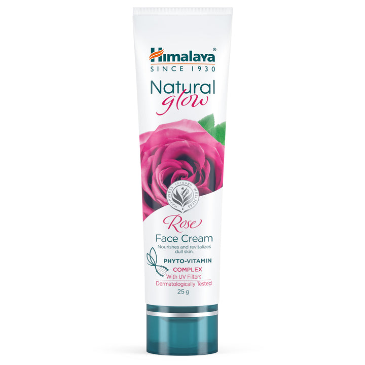 Buy Himalaya Natural Glow Rose Face Cream 25g, 50g – Himalaya Wellness ...