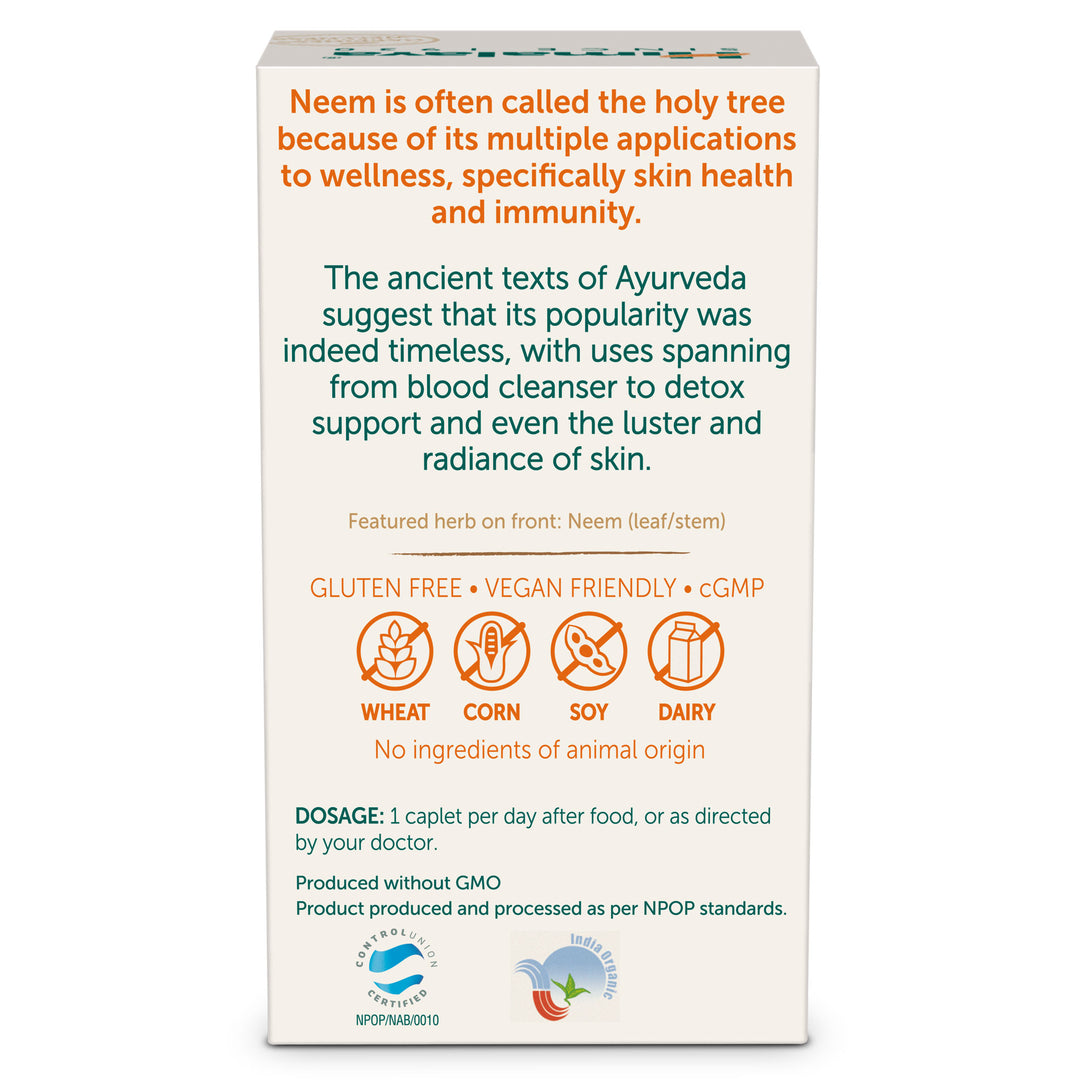 Buy Himalaya Organic Neem 60 Caplets – Himalaya Wellness (India)