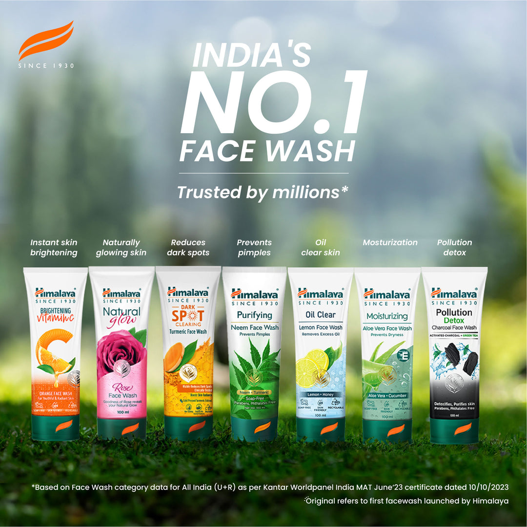 Buy Himalaya Purifying Neem Face Wash 50ml, 100ml, 400ml – Himalaya Wellness (India)