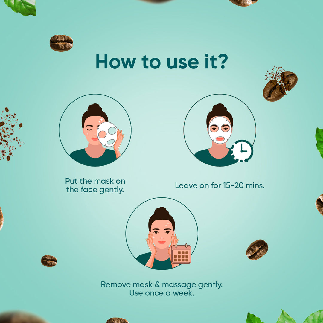 Buy Himalaya Energizing Coffee Sheet Mask - 30g – Himalaya Wellness (India)