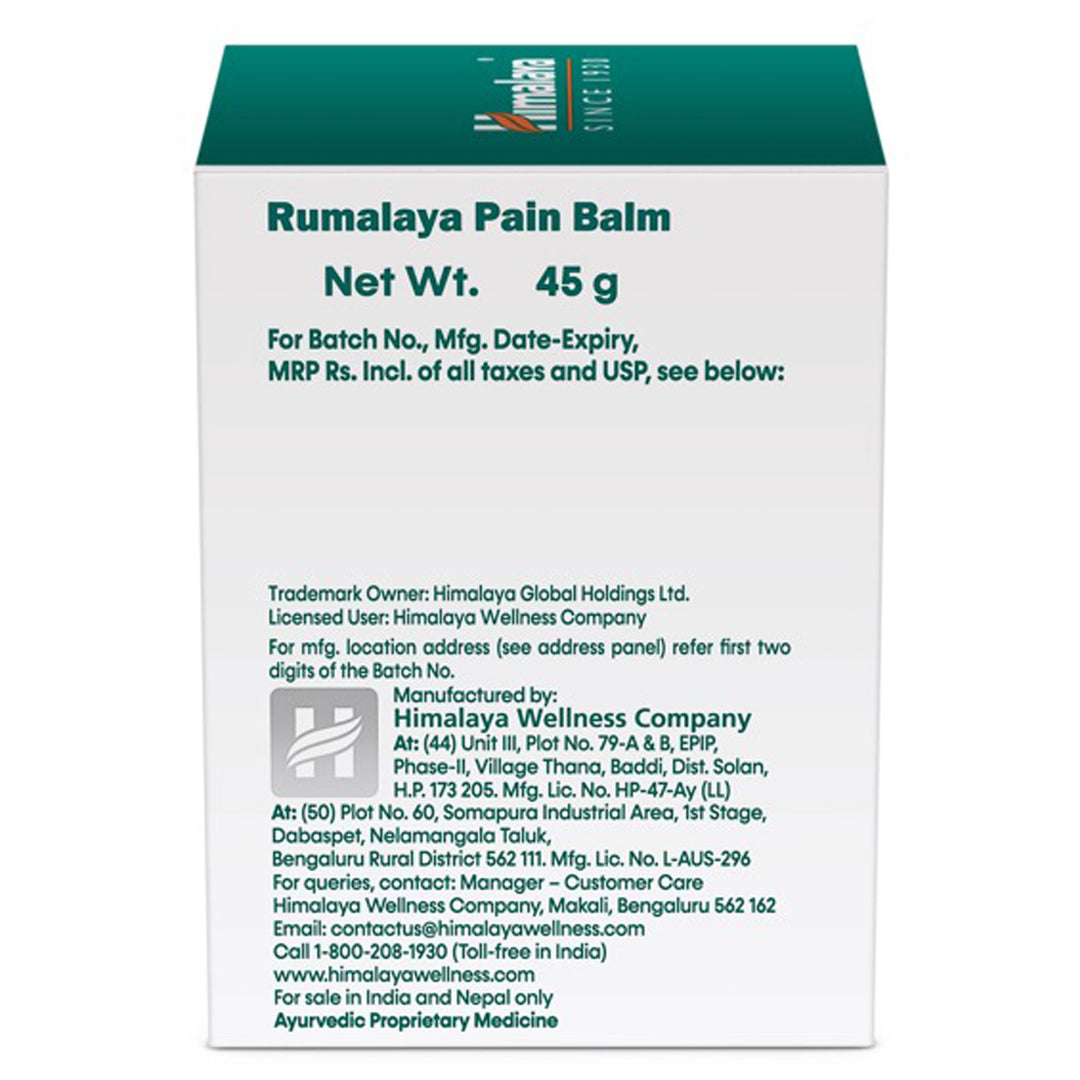 Himalaya Rumalaya Pain Balm – Himalaya Wellness (India)