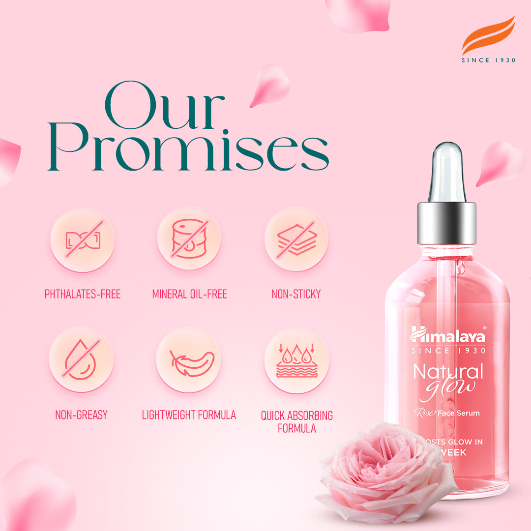 Buy Himalaya Natural Glow Rose Face Serum 300ml – Himalaya Wellness (India)