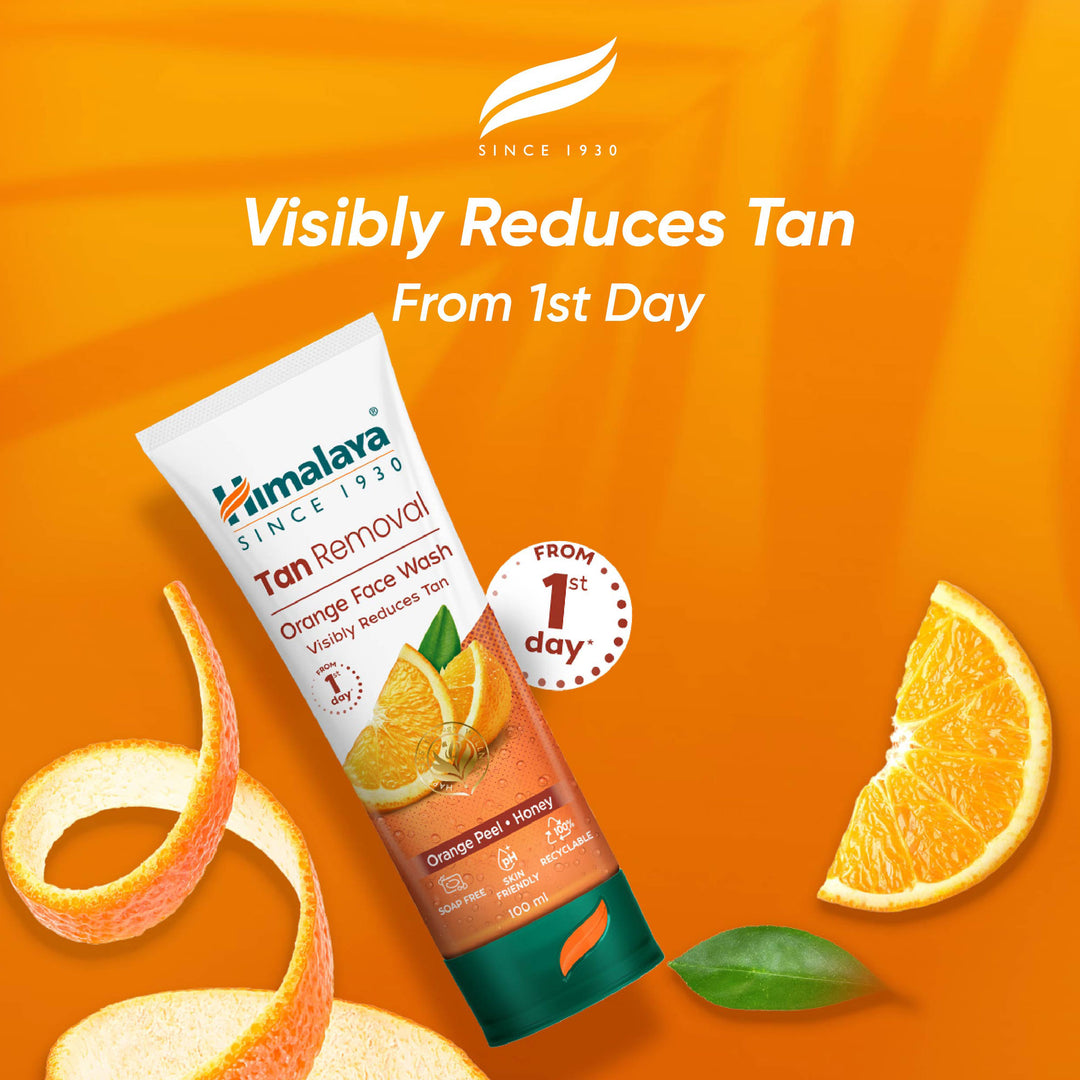 Himalaya Tan Removal Orange Face Wash - Visibly Reduces Tan – Himalaya ...