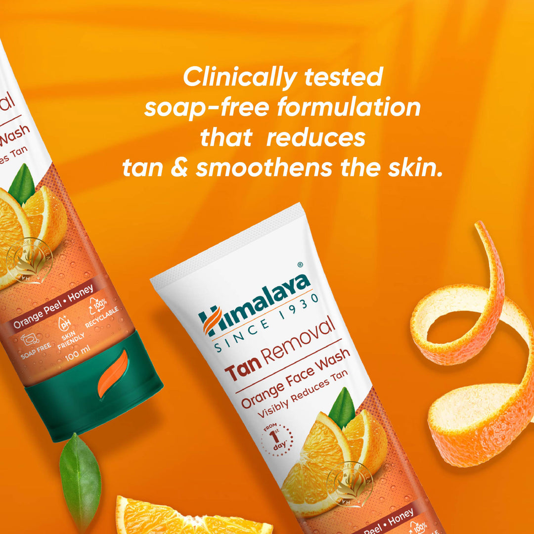 Himalaya Tan Removal Orange Face Wash - Visibly Reduces Tan – Himalaya ...