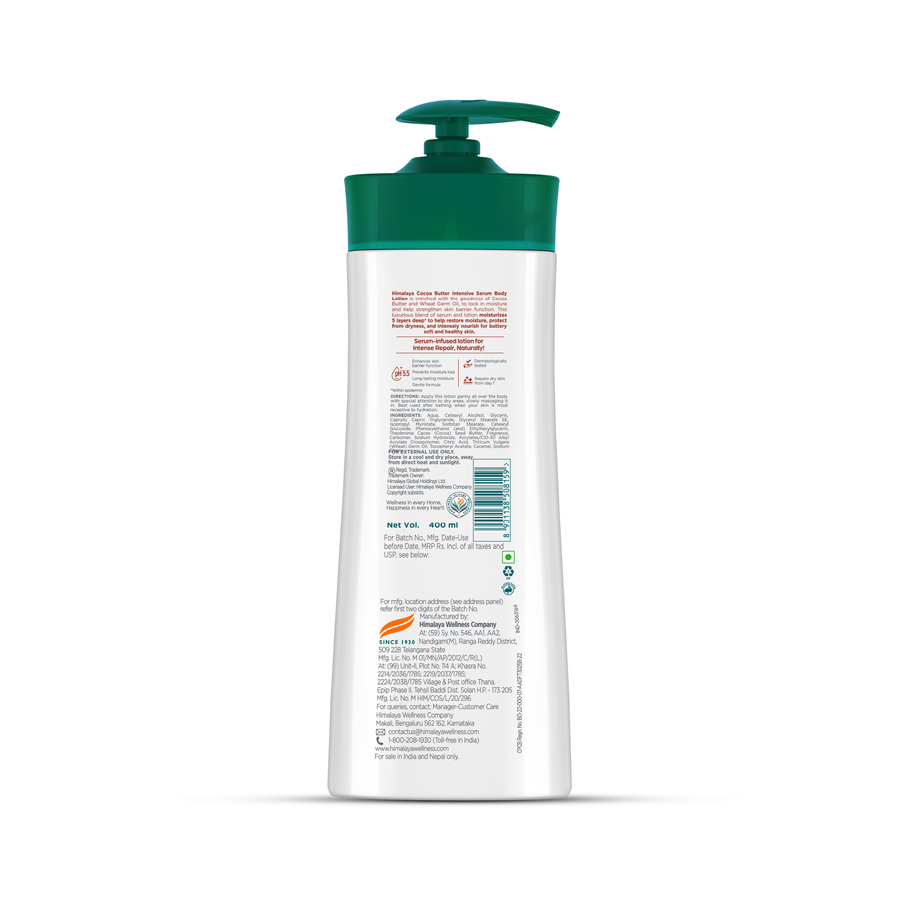 Cocoa Butter Intensive Serum Body Lotion – Himalaya Wellness (India)