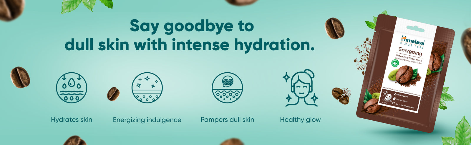 Buy Himalaya Energizing Coffee Sheet Mask - 30g – Himalaya Wellness (India)