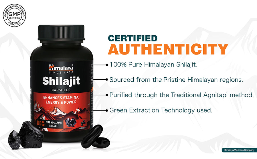 Buy Himalaya Shilajit Capsules - Enhances Stamina, Energy and Power ...