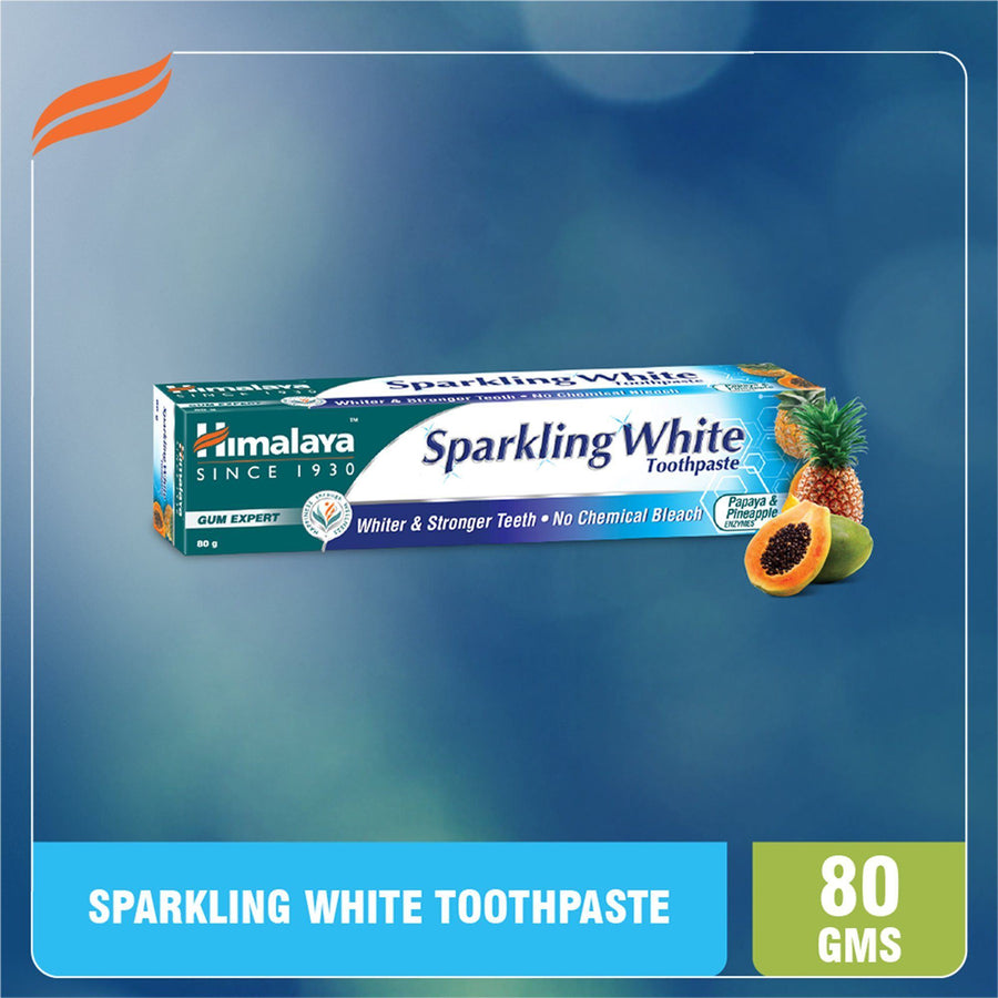 Himalaya Sparkling White Toothpaste - Whiter & Stronger Teeth ...