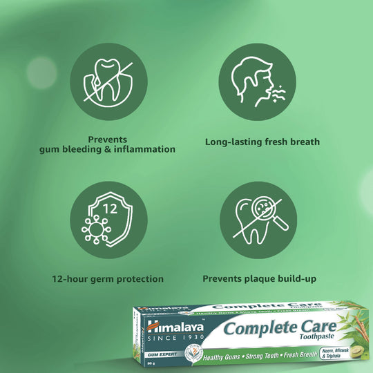 Himalaya Complete Care Toothpaste - Healthy gums & Strong teeth ...