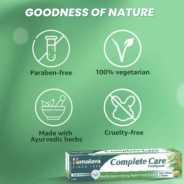 Himalaya Complete Care Toothpaste - Healthy gums & Strong teeth ...