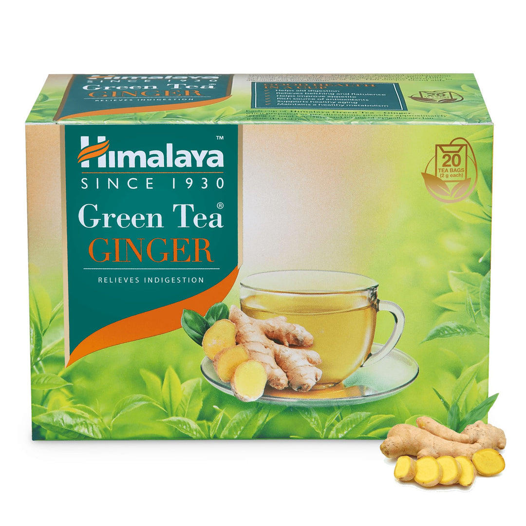Himalaya Green Tea Ginger - Relieves Indigestion – Himalaya Wellness ...